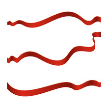 Red Ribbon Waves Free Stock Photo - Public Domain Pictures