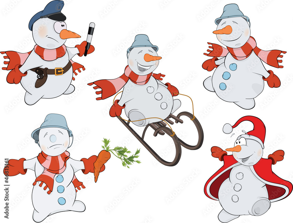 Snowball Clip-art. Cartoon Stock Vector | Adobe Stock