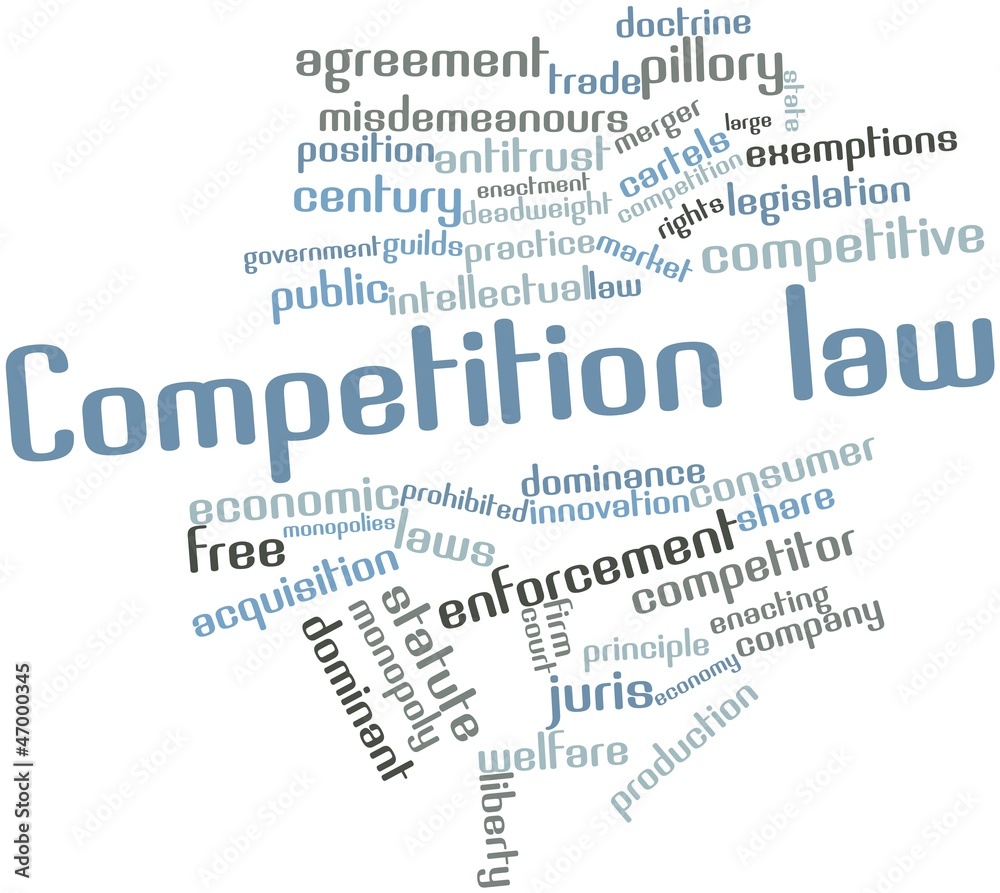 Word cloud for Competition law Stock Illustration | Adobe Stock