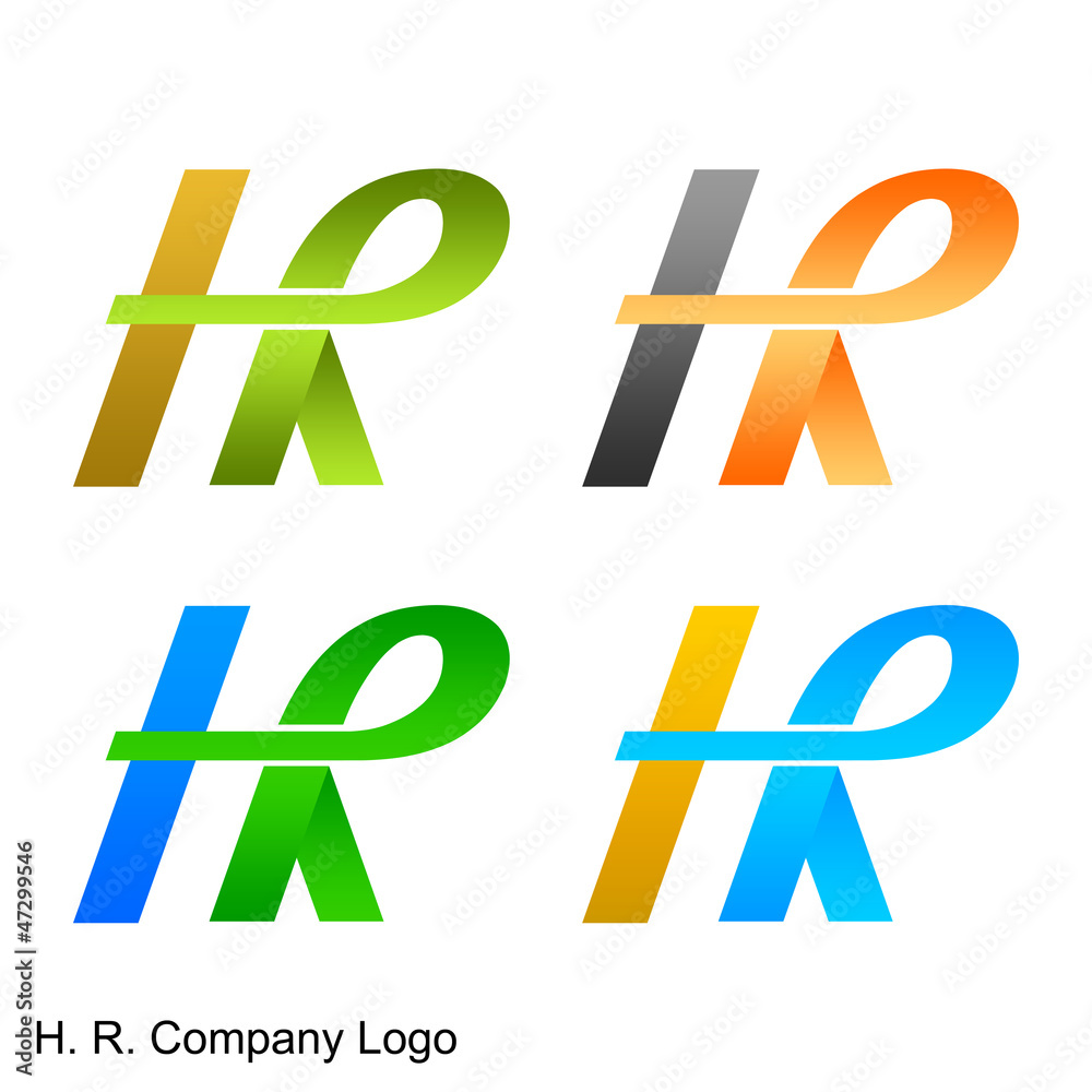 H. R. Company Logo Stock Vector | Adobe Stock