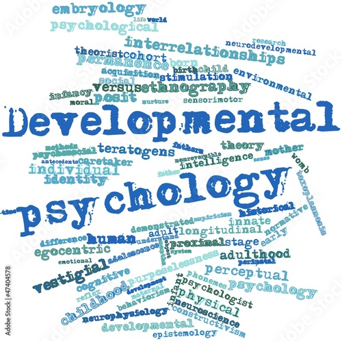 Word cloud for Developmental psychology - Buy this stock illustration ...