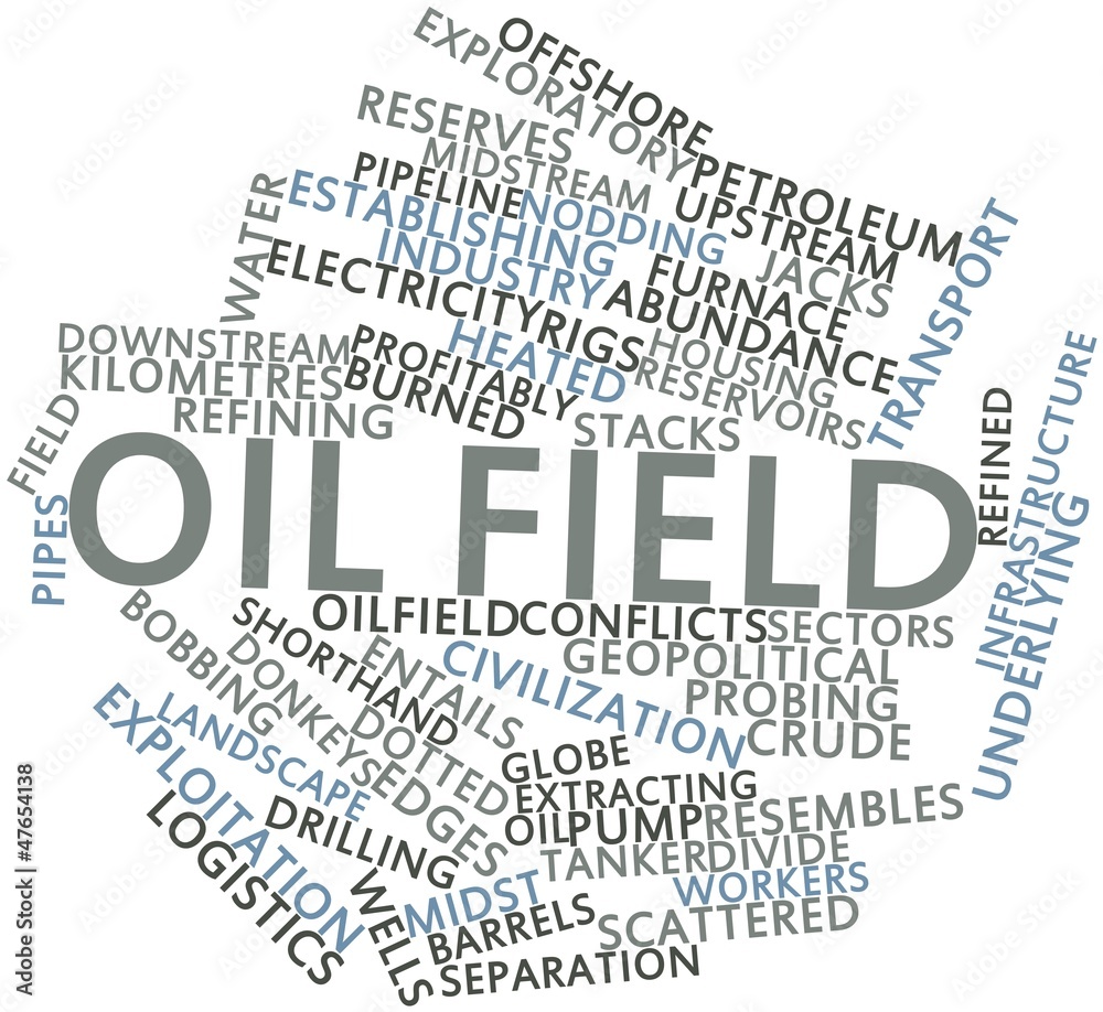 Word cloud for Oil field Stock Illustration | Adobe Stock