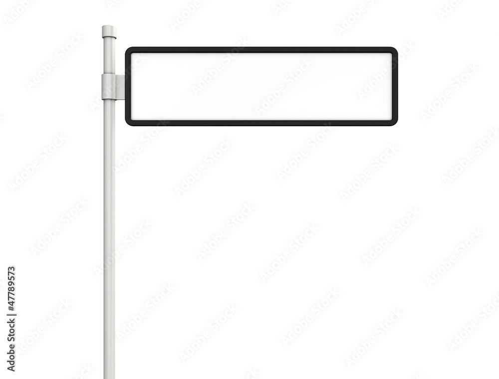Blank rectangular road sign Stock Illustration | Adobe Stock Blank rectangular road sign Stock Illustration | Adobe Stock