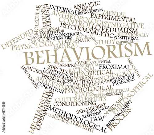 Word cloud for Behaviorism Stock Illustration | Adobe Stock