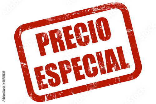 Grunge Stempel rot PRECIO ESPECIAL Stock Illustration | Adobe Stock