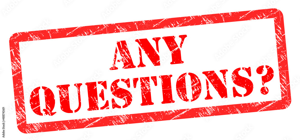 Any Questions Stempel #130125-svg02 Stock Vector | Adobe Stock