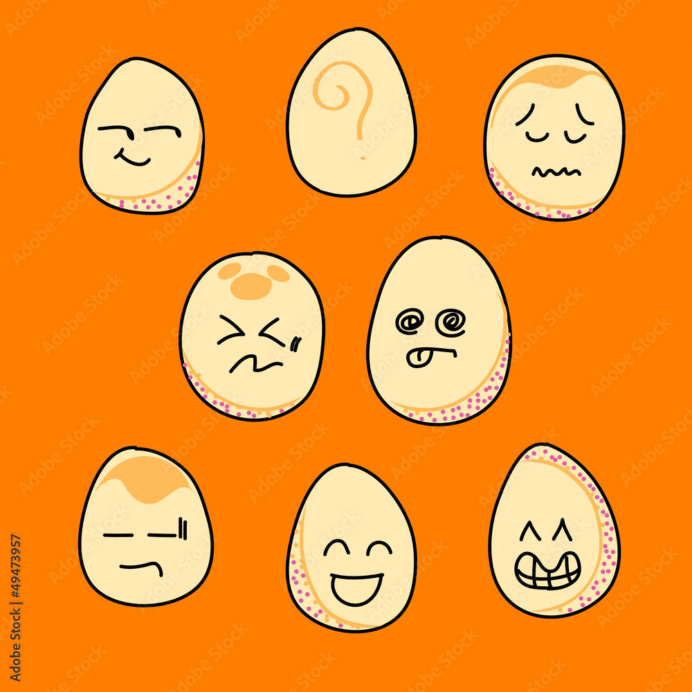 cartoon hand drawing emotion icon Stock Vector | Adobe Stock