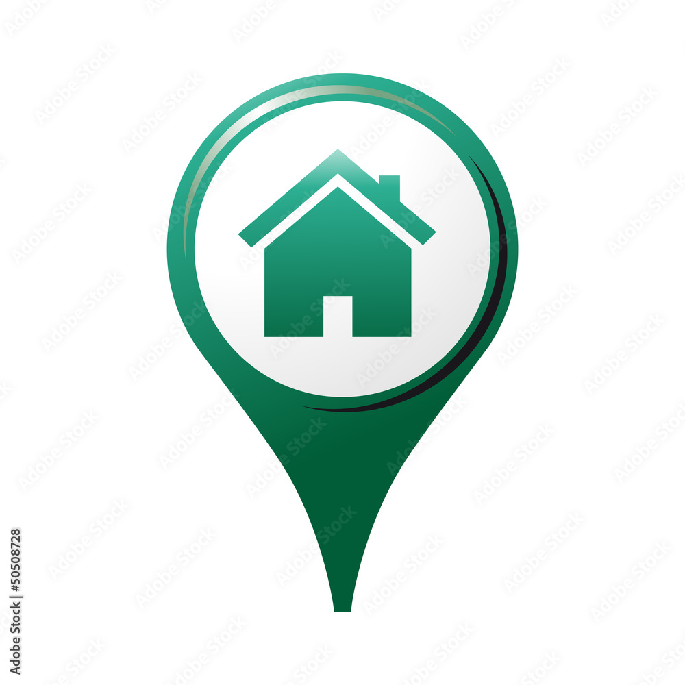 icône, symbole, logo, maison Stock Vector | Adobe Stock