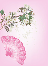 Pink Fan Flowers In Bloom Free Stock Photo - Public Domain Pictures