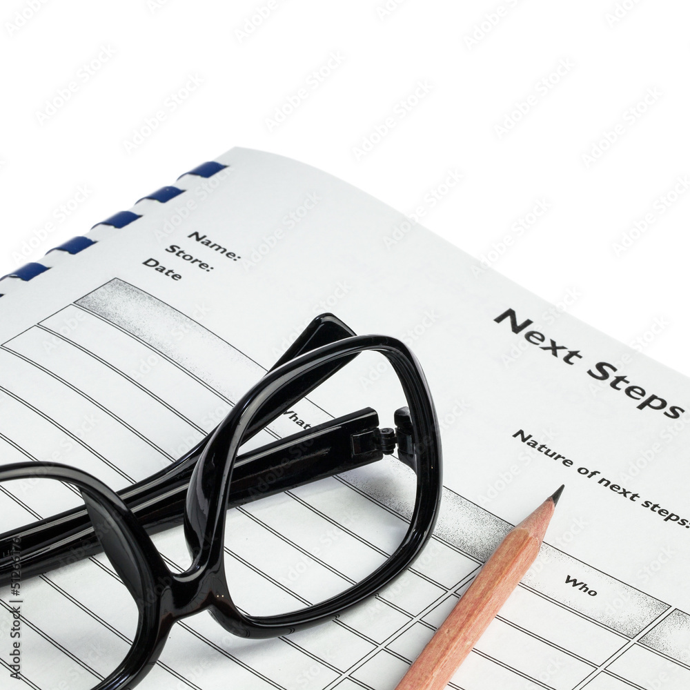 Check list paper Stock Photo | Adobe Stock