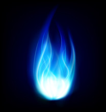 Blue Fire Free Stock Photo - Public Domain Pictures