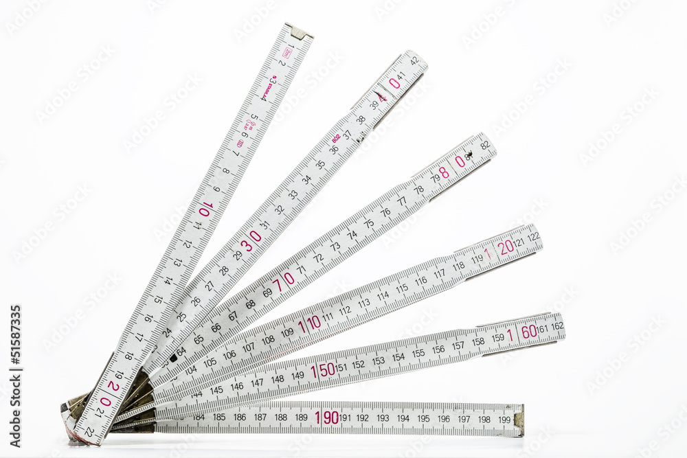 Stock-Foto „Zollstock Meterstab“ | Adobe Stock