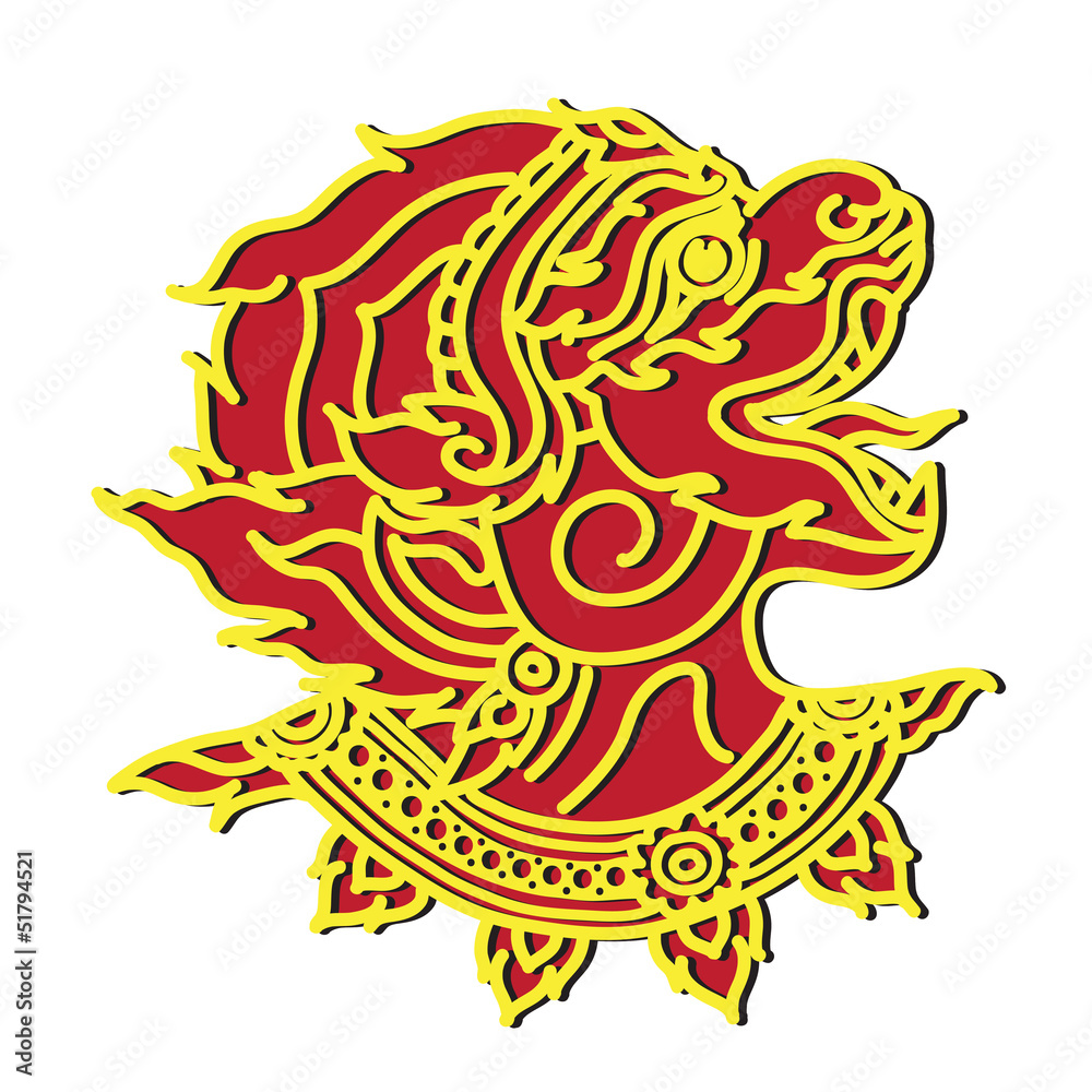 Ramayana hanuman-monkey Stock Vector | Adobe Stock