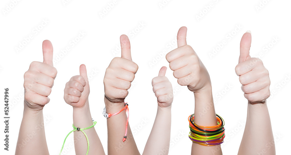 Daumen hoch Stock Photo | Adobe Stock