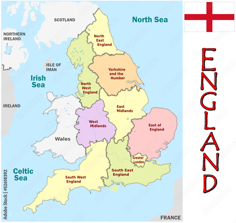 England UK Europe national emblem map symbol motto Stock Vector | Adobe ...