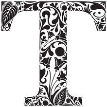 Alphabet Silhouette Letter T Free Stock Photo - Public Domain Pictures