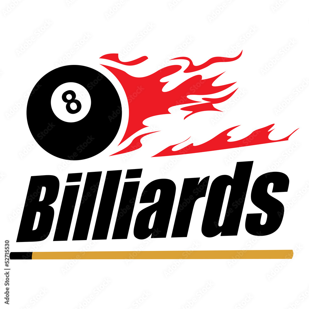 Billiards symbol Stock Vector | Adobe Stock