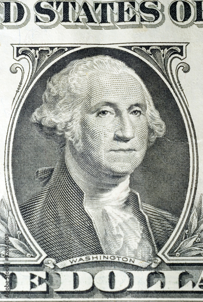 George Washington on banknote Stock Photo | Adobe Stock