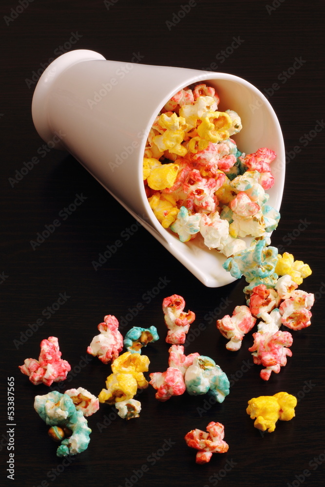 Foto de Stock Sweet popcorn, palomitas dulces | Adobe Stock