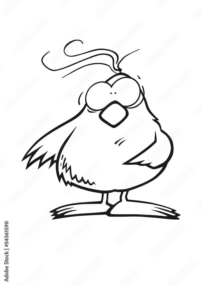 disheveled chicken Stock Illustration | Adobe Stock