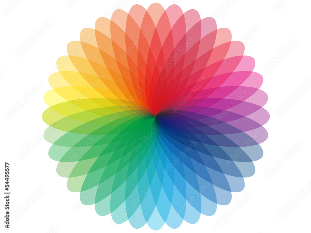 Color wheel Stock Vector | Adobe Stock