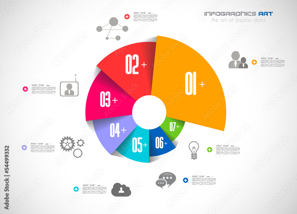 Infographics concept to display your data Stock Vector | Adobe Stock