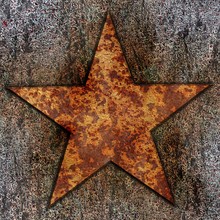 Rusty Star Abstract Free Stock Photo - Public Domain Pictures