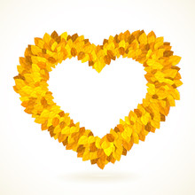 Fall Heart Poster Free Stock Photo - Public Domain Pictures