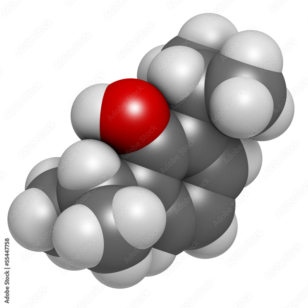 Propofol anesthetic drug, chemical structure. Stock Illustration ...
