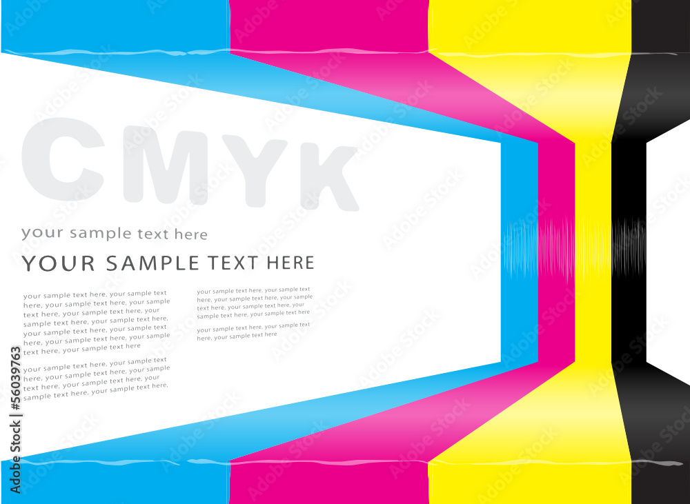 CMYK Business card Stock Vector | Adobe Stock