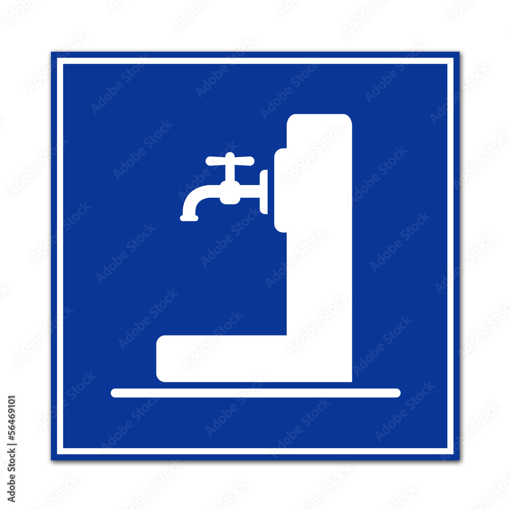 Icono De Fuente De Agua Potable