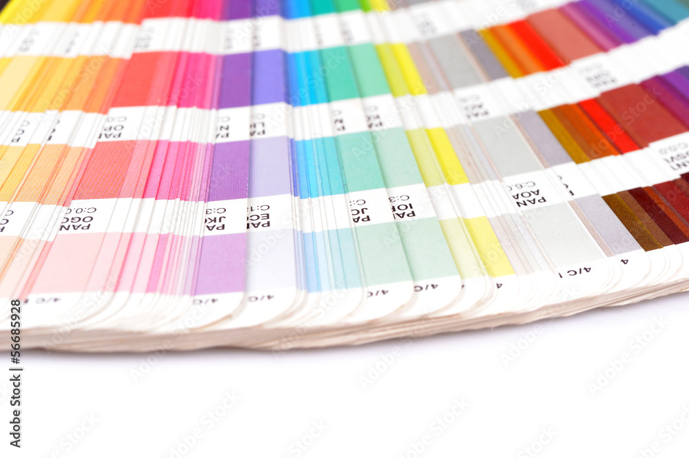 Pantone sample colors catalogue Stock Photo | Adobe Stock