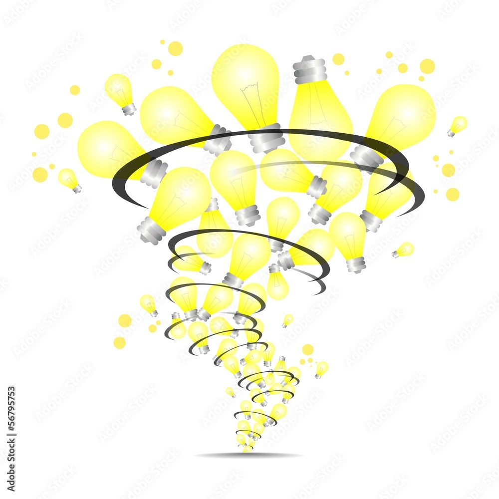 Vector de Stock TORBELLINO DE IDEAS | Adobe Stock