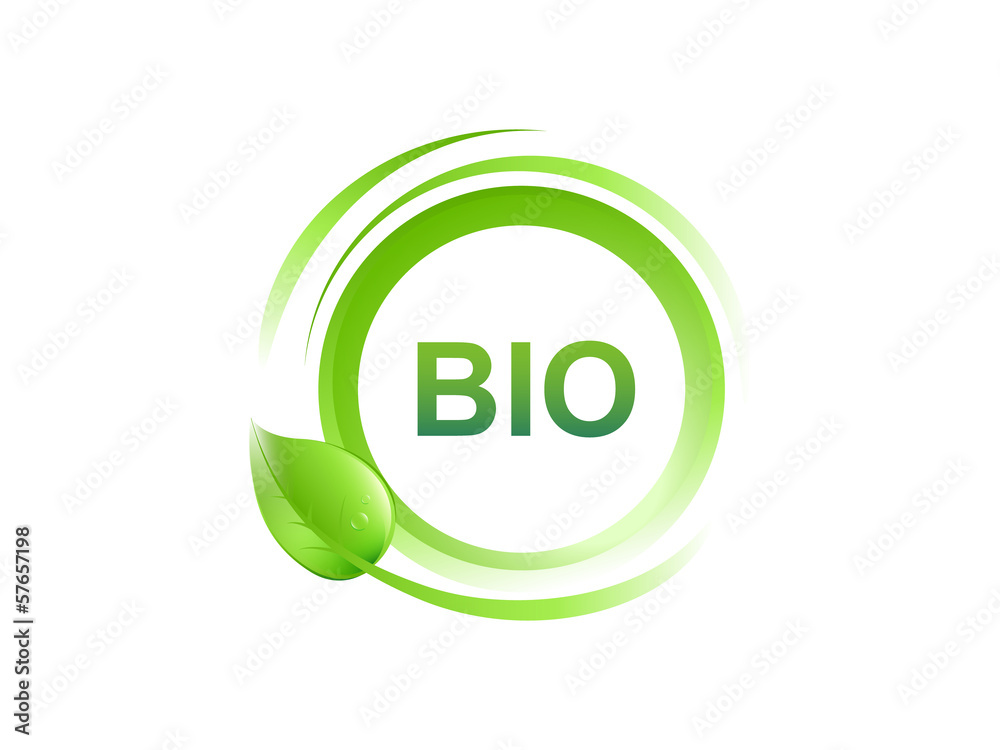 logo bio nature Stock Vector | Adobe Stock