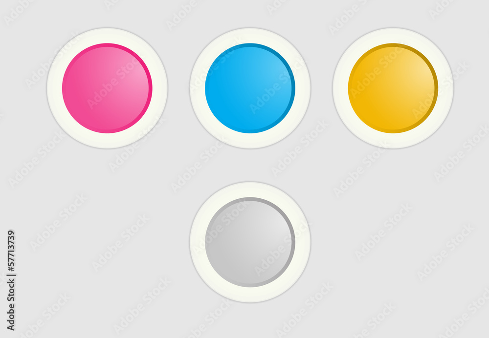 Radio button set の Stock ベクター | Adobe Stock