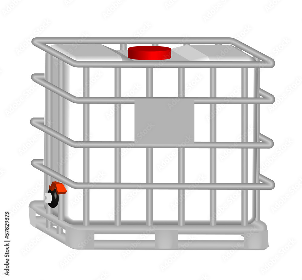 Intermediate Bulk Container (IBC) Stock Vector | Adobe Stock