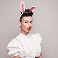 Pin-up, Rabbit, Girl, Glamour Free Stock Photo - Public Domain Pictures