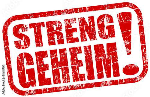 Streng Geheim Stempel #131123-svg03 – Stock-Vektorgrafik | Adobe Stock