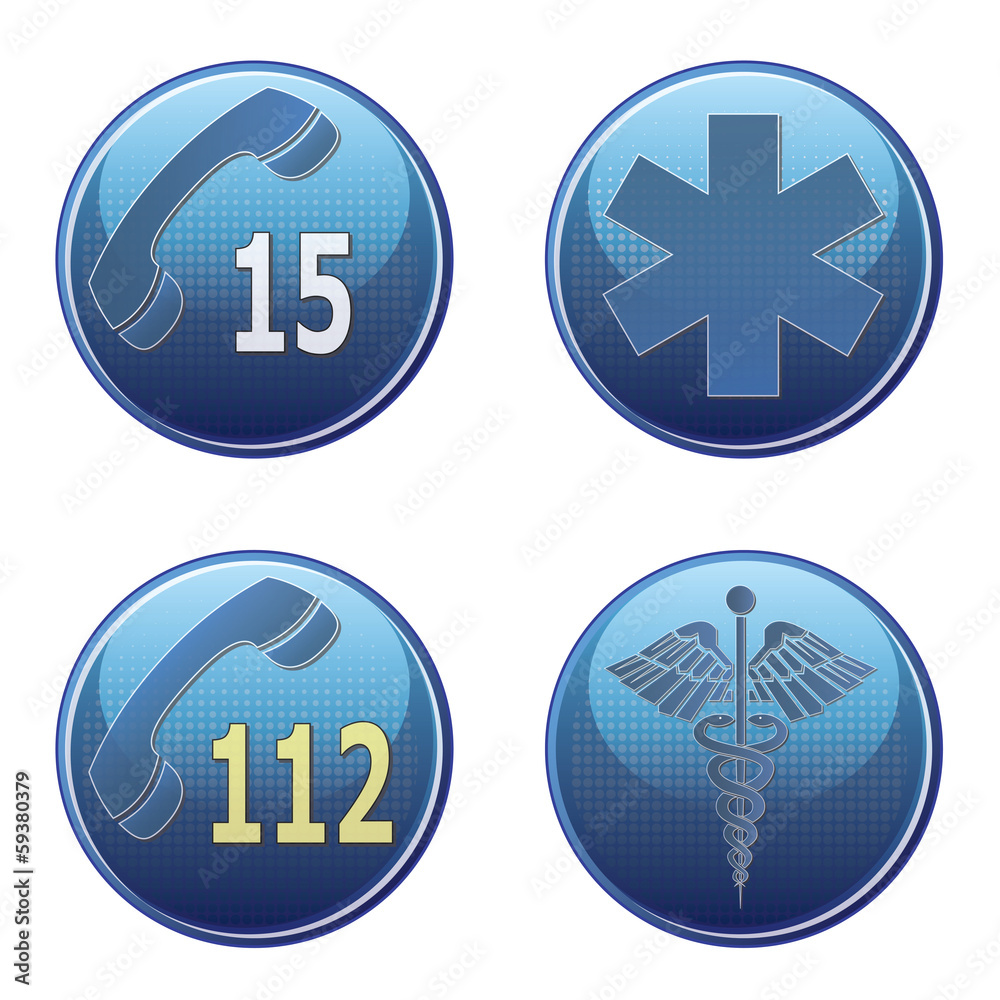 Image vectorielle Stock Symbole urgence. | Adobe Stock