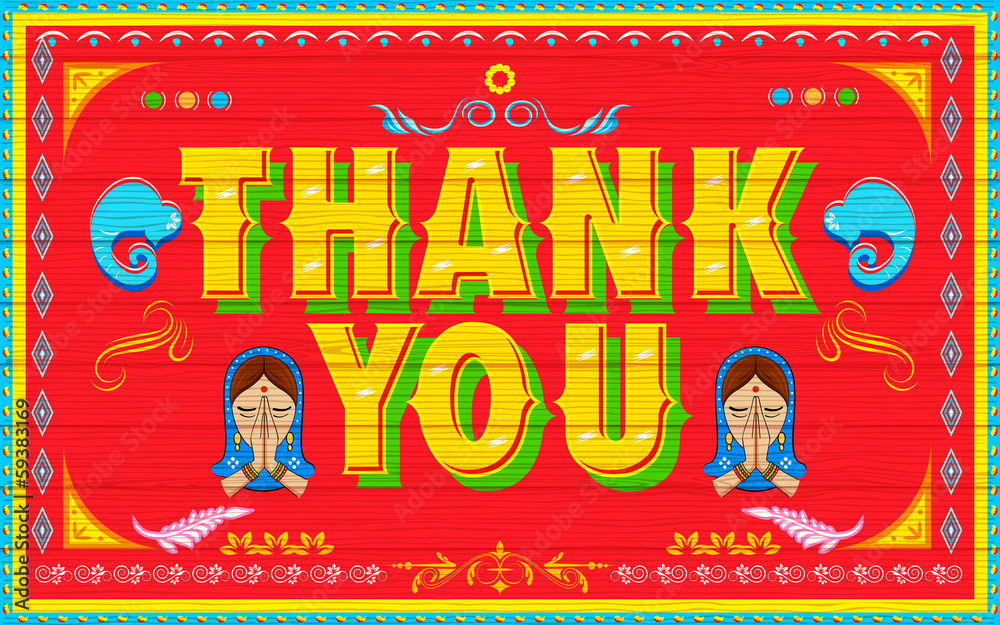 Thank You Poster Stock Vector | Adobe Stock