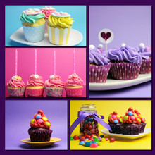 Cupcake Collage Free Stock Photo - Public Domain Pictures