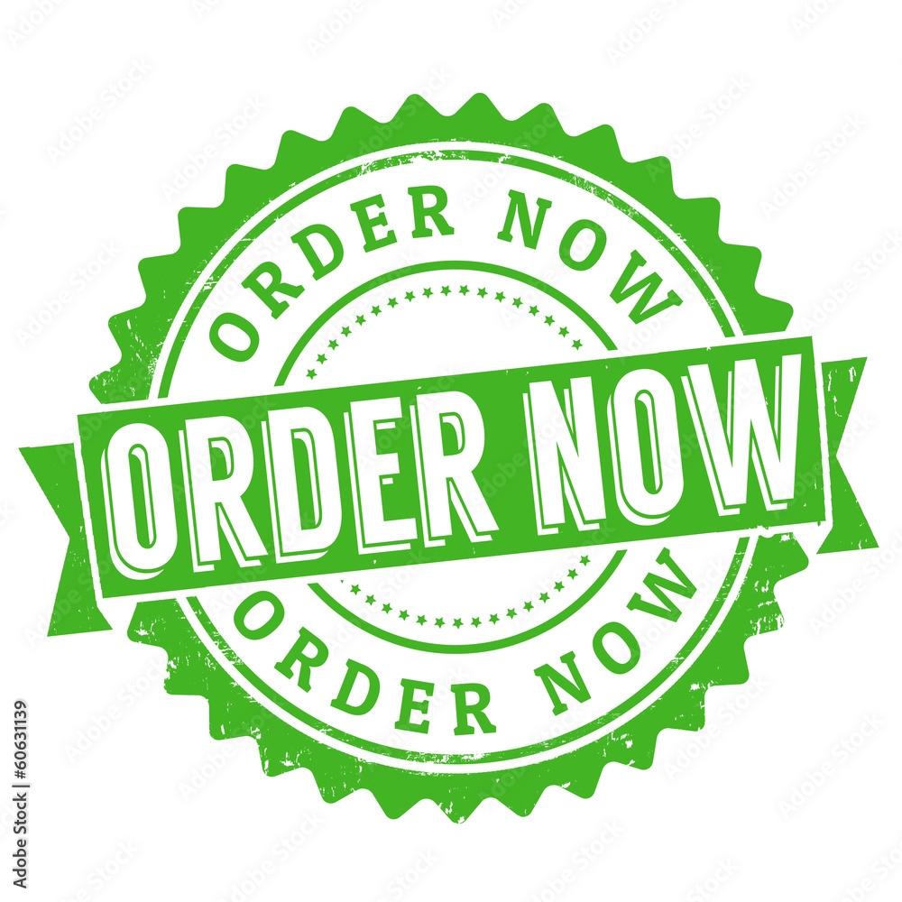 Order now stamp Stock Vector | Adobe Stock