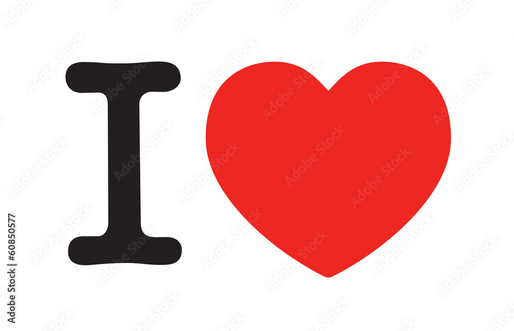 Vetor I Love do Stock | Adobe Stock