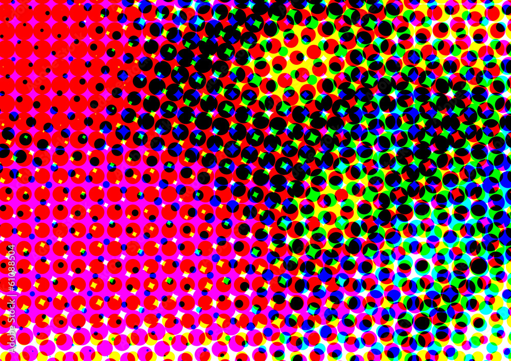 ภาพประกอบ Stock Raster CMYK 2 | Adobe Stock