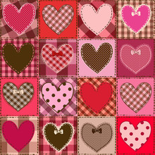 Valentine Heart Quilt Free Stock Photo - Public Domain Pictures
