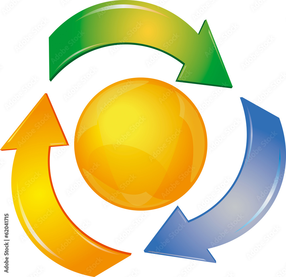 logo_flechas Stock Vector | Adobe Stock