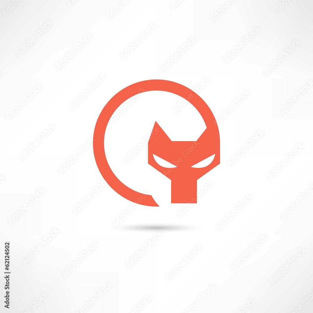 Fox symbol Stock Vector | Adobe Stock