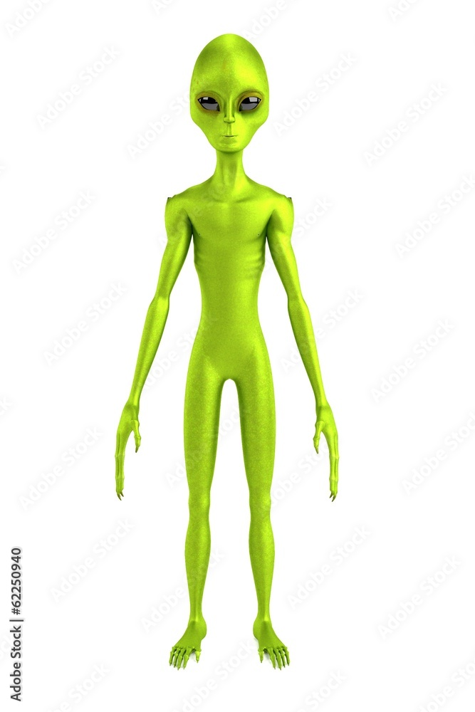 realistic 3d render of alien Stock Illustration | Adobe Stock