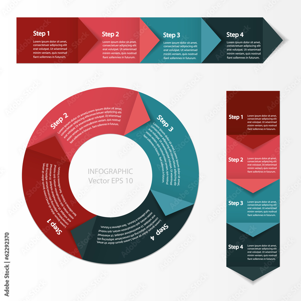 Process chart module. Infographics. Stock Vector | Adobe Stock