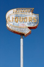 Vintage Liquor Store Sign Free Stock Photo - Public Domain Pictures
